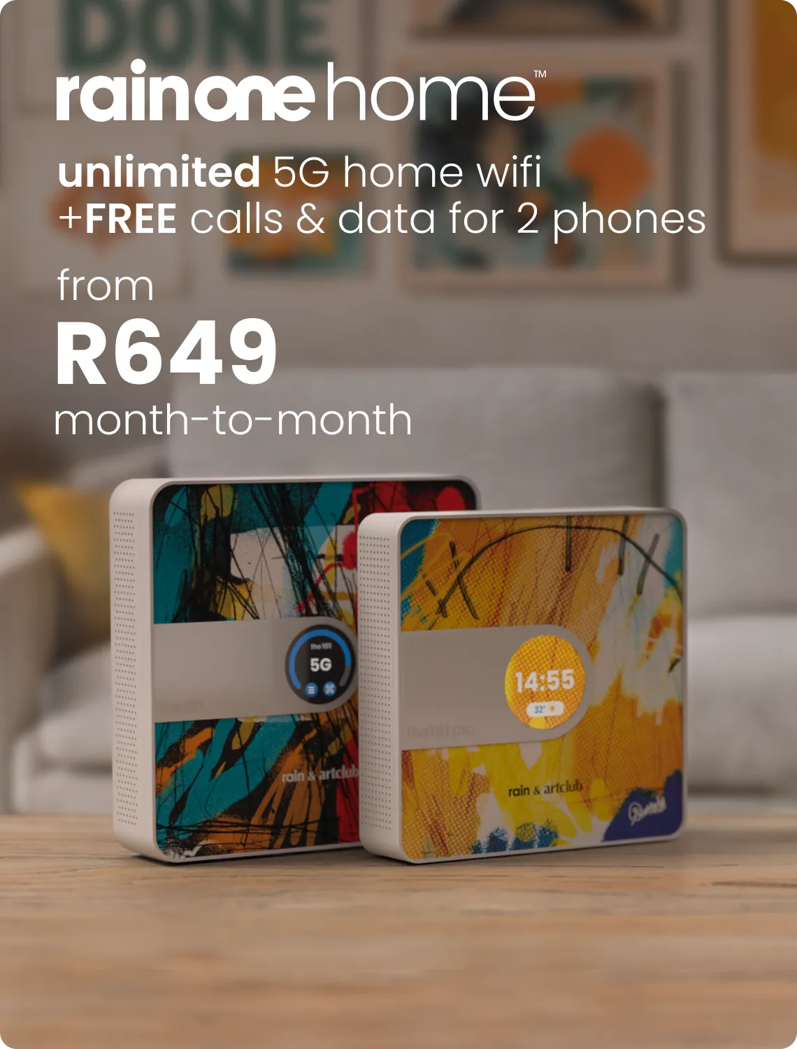 rainOne work | Unlimited work wifi & FREE calls and data for 5 phones